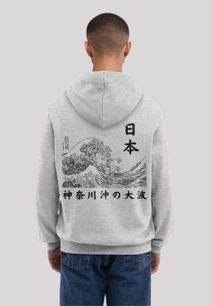 F4NT4STIC Kapuzenpullover Kanagawa Welle Golden Gai Premium Qualität