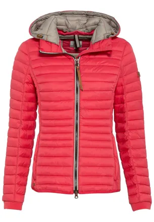 Camel Active Damen Steppjacke aus recyceltem Polyester Rot, womenswear-46