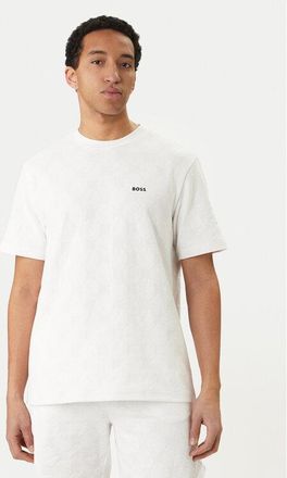 HUGO BOSS T-Shirt Member 50558867 Wei&szlig; Relaxed Fit