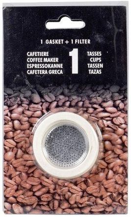 Krüger Karl Krüger 512S 1 Filter u. 3 Dichtr. f. Espressok 1 T, Silikon, Weiß