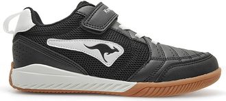 Kangaroos Unisex K5-Flow EV Sneaker, Jet Black/White, 39 EU