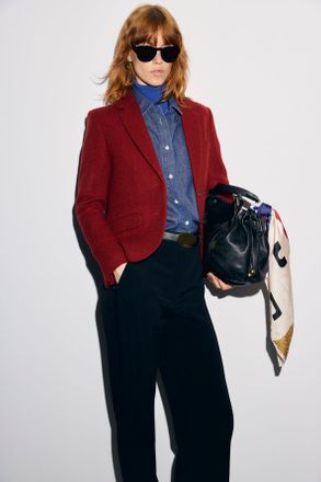 Gerard Darel Veste en laine vierge - JULIS - Rouge baiser