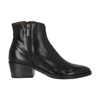 Duccio del Duca Texan Ankle Boot mit Absatz - - Shoes - Damen - Schwarzk - 41 EU