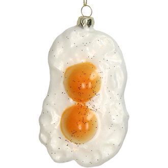 HD Collection Christbaumschmuck Glas 12cm - Spiegeleier Figur zum Aufh&auml;ngen - handbemalt - Christbaum Weihnachtsbaum Anh&auml;nger f&uuml;r Weihnachten - Christbaumanh&auml;nger &