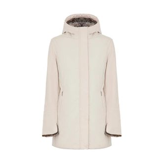 Suns Wendeparka mit Kunstpelzfutter - - Coats - Damen - Beige - S