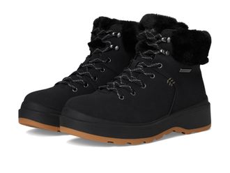 Skechers Damen Park City Stiefelette, Schwarz/Schwarz, 38 EU