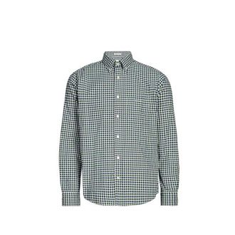 GANT Chemise droite &agrave; carreaux en coton