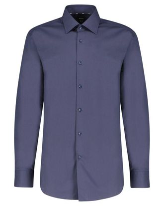 BOSS Herren Hemd H-HANK-KENT-C1-214 Slim Fit Langarm