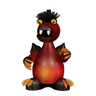 Christian Ulbricht R&auml;ucherm&auml;nnchen Drache rot - 18 cm