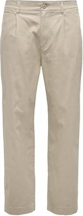 Only & Sons Pant Onsfade Nicky Loose Chino 0241 Pantalon, Chincilla, 33W / 32L Hommes