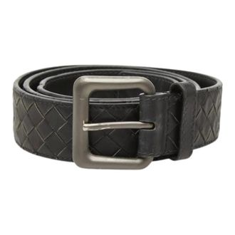 Bottega Veneta Ceinture vintage en cuir Pre-owned - Homme - Pre-owned - Noir - Taille: ONE Size