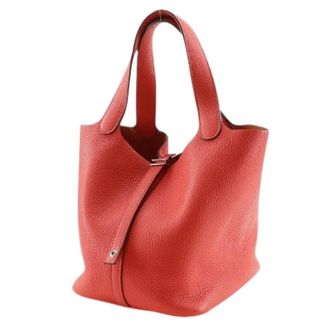 Herm&egrave;s Sac &agrave; main Pre-owned Picotin Lock 22 MM - Femme - Pre-owned - Rouge - Taille: ONE Size
