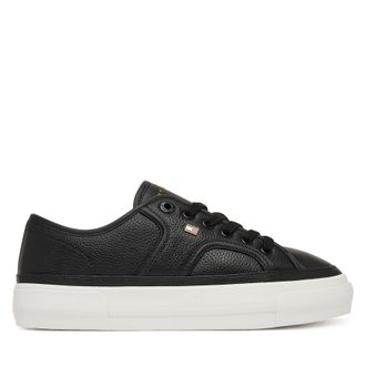 Tommy Hilfiger Sneakers Tommy Hilfiger Platform Vulc Piping Ltr FW0FW09393 Schwarz