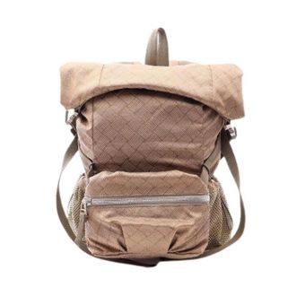 Bottega Veneta Pre-owned Trekking Intrecciato Nylon Rucksack - - Pre-owned - Herren - Braun - ONE SIZE