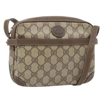 Gucci Sac bandouli&egrave;re vintage doccasion - Femme - Pre-owned - Beige - Taille: ONE Size