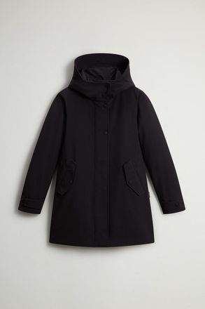 Woolrich Damen Firth 2-in-1-Parka aus Tech Softshell Schwarz Größe XS