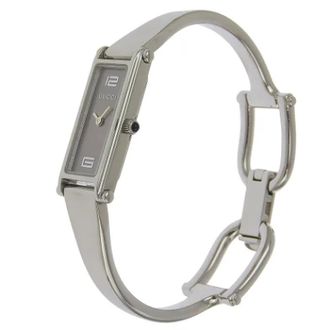 Gucci Pre-owned Vintage Edelstahl Uhr - - Pre-owned - Damen - Grau - ONE SIZE