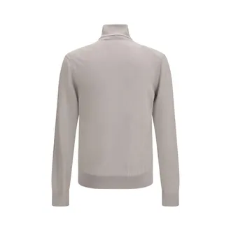 Dolce & Gabbana Mens Beige Cashmere Turtleneck Clothing