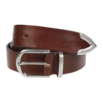 Les Deux Witten Lederg&uuml;rtel - - Accessories - Herren - Braun - 85 CM