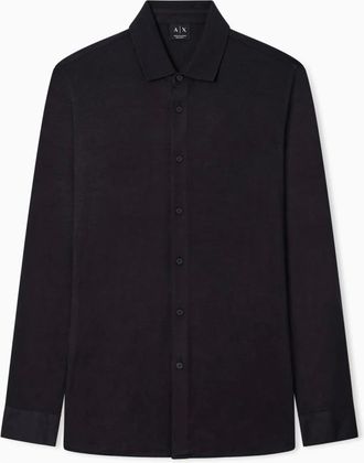 A|X Armani Exchange Homme, Chemises, Bleu, Taille: XL Casual Shirt