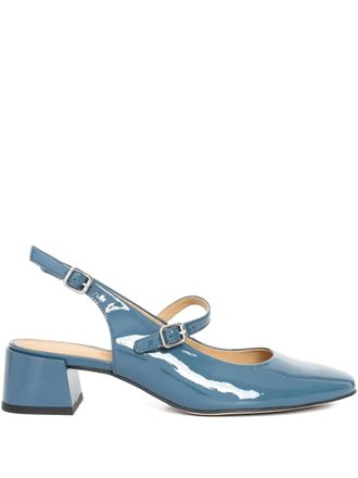 Sarah Chofakian escarpins Jim 35 mm à bride arrière et boucle - Bleu