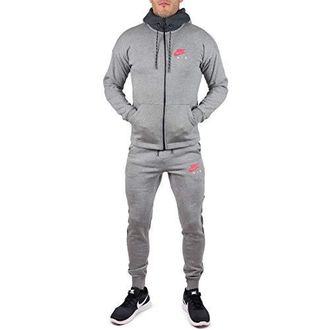 Nike Nike Air NSW Ensemble de survêtement complet pour homme, gris, M