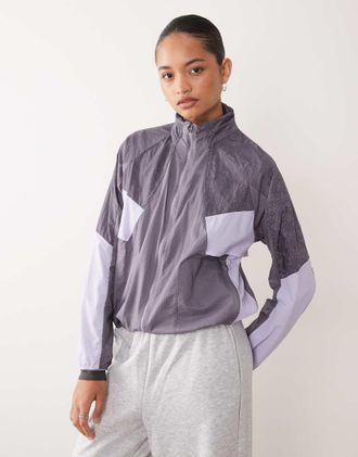 New Balance reflective rc Jacke in Neptune Grey-Grau