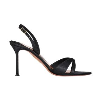 Aquazzura Femme, Chaussures, Noir, Taille: 40 EU Alex Sandal 85