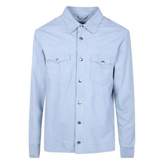Giorgio Brato Texas Shirt - - Shirts - Herren - Blau - XL