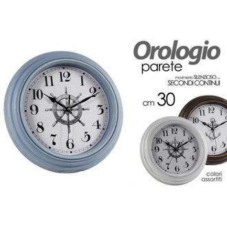 Trade Shop Trade Shop Traesio - Trade Shop - orologie parete in plastic 30 cm shabby chic 774652