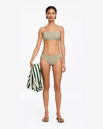 Arket Sportliche Bikinihose -Beige