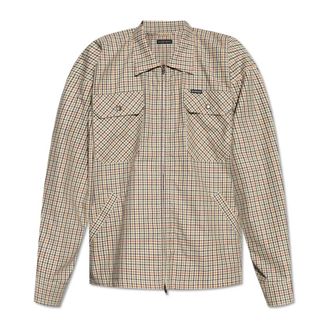 Balenciaga Jacke mit Karomuster - - Jackets - Herren - Beige - L