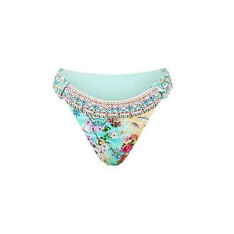 Camilla Bikinihose mit Muster - - Swimwear - Damen - Blau - S