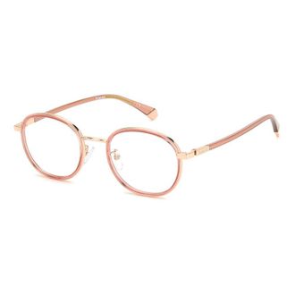 Polaroid Ros&eacute;goldene Runde Brille Pld D475 Gdb