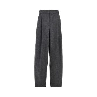 Emporio Armani Flannel pants with darts Woman 38