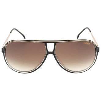 Carrera Sonnenbrille mit braunen Verlaufsgl&auml;sern und schwarzen Details in Gold