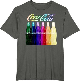 Coca Cola Ware Coca Cola Rainbow Multi Flaschen T-Shirt
