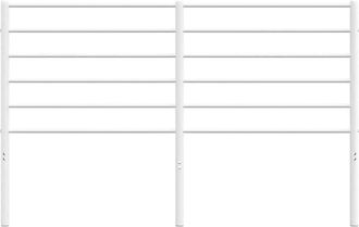 Generic Kopfteil aus Metall, Horizontale Stange mit Beindesign, Einfache Montage f&uuml;r Twin-, Full-, Queen- und King-Size-Betten (135 cm)