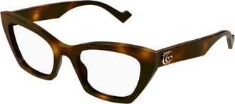 Gucci Katzenaugen-Acetat-Quadratrahmen-Sonnenbrille - - Accessories - unisex - Braun - ONE SIZE