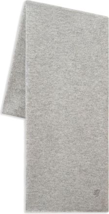Pringle Of Scotland Kaschmirschal mit Logo-Stickerei - Grau