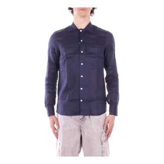 Tagliatore Rowan Shirt - - Shirts - Herren - Blau - S