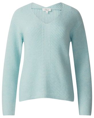 s.Oliver Pullover mit V-Ausschnitt