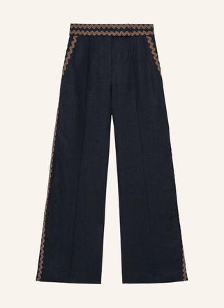 Reiss Reiss Leinenhose Mila blau