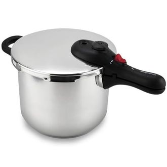 Magefesa DB - Autocuiseur Rapide de 6 Litres, Acier Inoxydable 18/10, Compatible avec Tous Types de Cuisini&egrave;res y Compris Induction, 5 Syst&egrave;mes de S&eacute;curit&eacute;