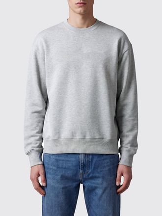 Alexander McQueen McQueen Baumwoll-Sweatshirt von mit Rundhalsausschnitt und &uuml;berschnittenen Schultern
