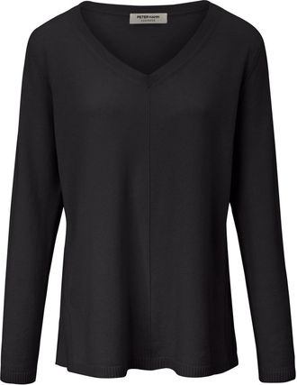 Peter Hahn V-Pullover aus 100% Premium-Kaschmir Peter Hahn schwarz
