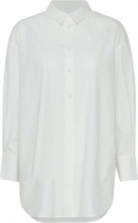 Ichi Klassisches Hemd mit Knopfleiste - - Blouses & Shirts - Damen - Wei&szlig; - M