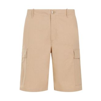 Kenzo Camel Workwear Shorts - - Shorts - Herren - Beige - M