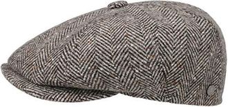 Lierys Casquette a Chevrons Casquettes pour Homme en Laine (M (56-57 cm) - Beige Fonce)