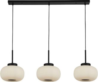 Searchlight Searchlight - Lumina Luminaire suspendu &agrave; 3 lampes avec verre nervur&eacute; givr&eacute;